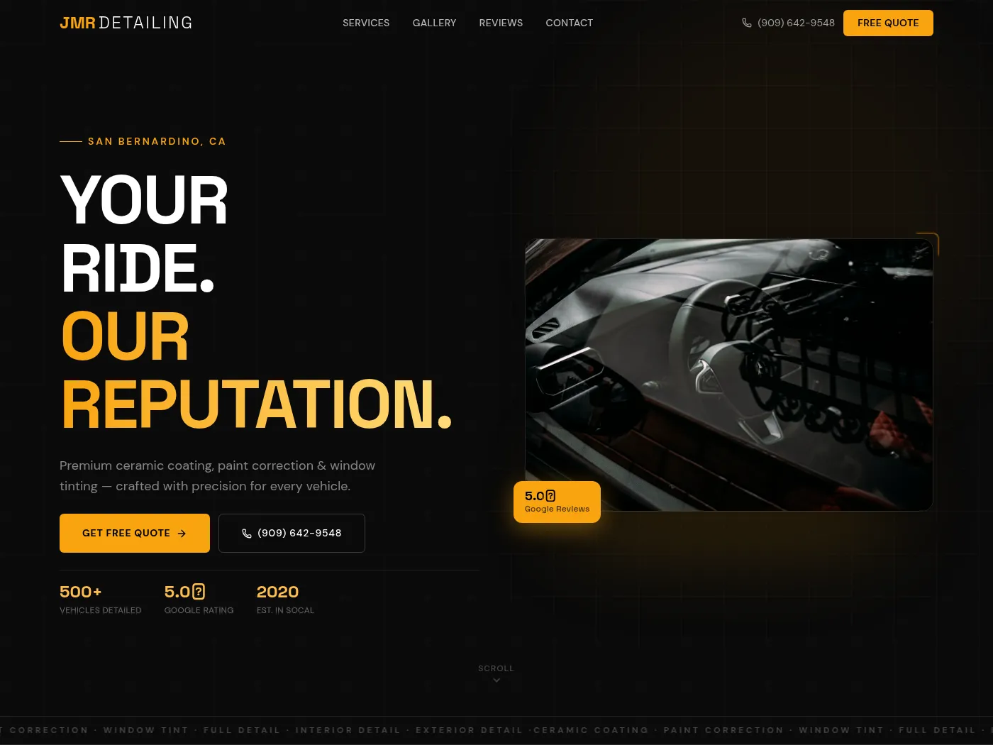 JMR Detailing Redesign