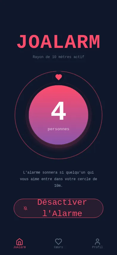 JoAlarm Mobile App