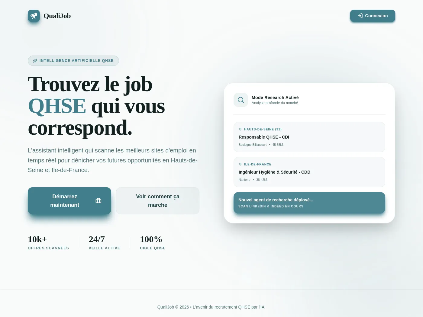 QualiJob Agent Finder