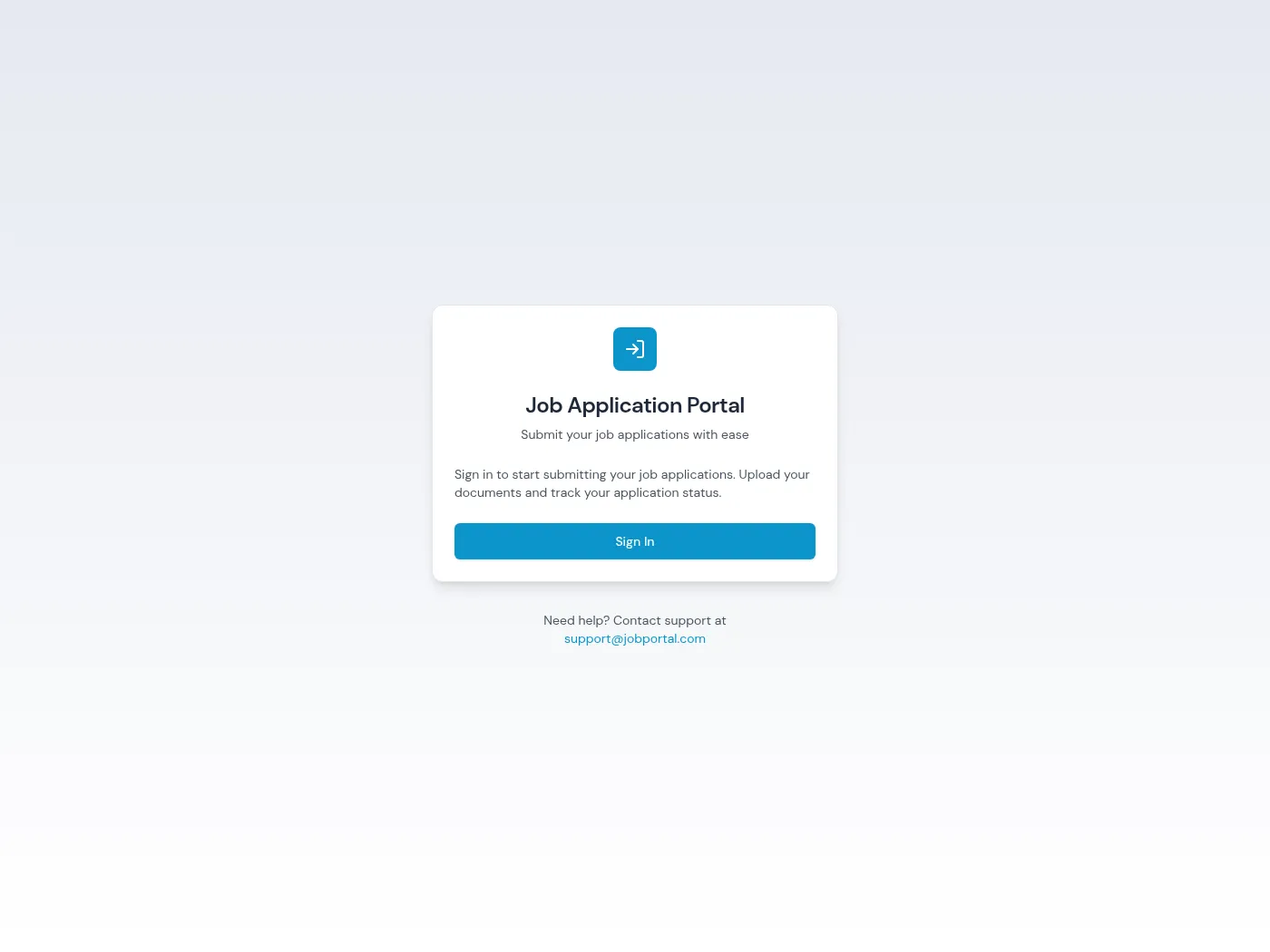 Job Application Portal