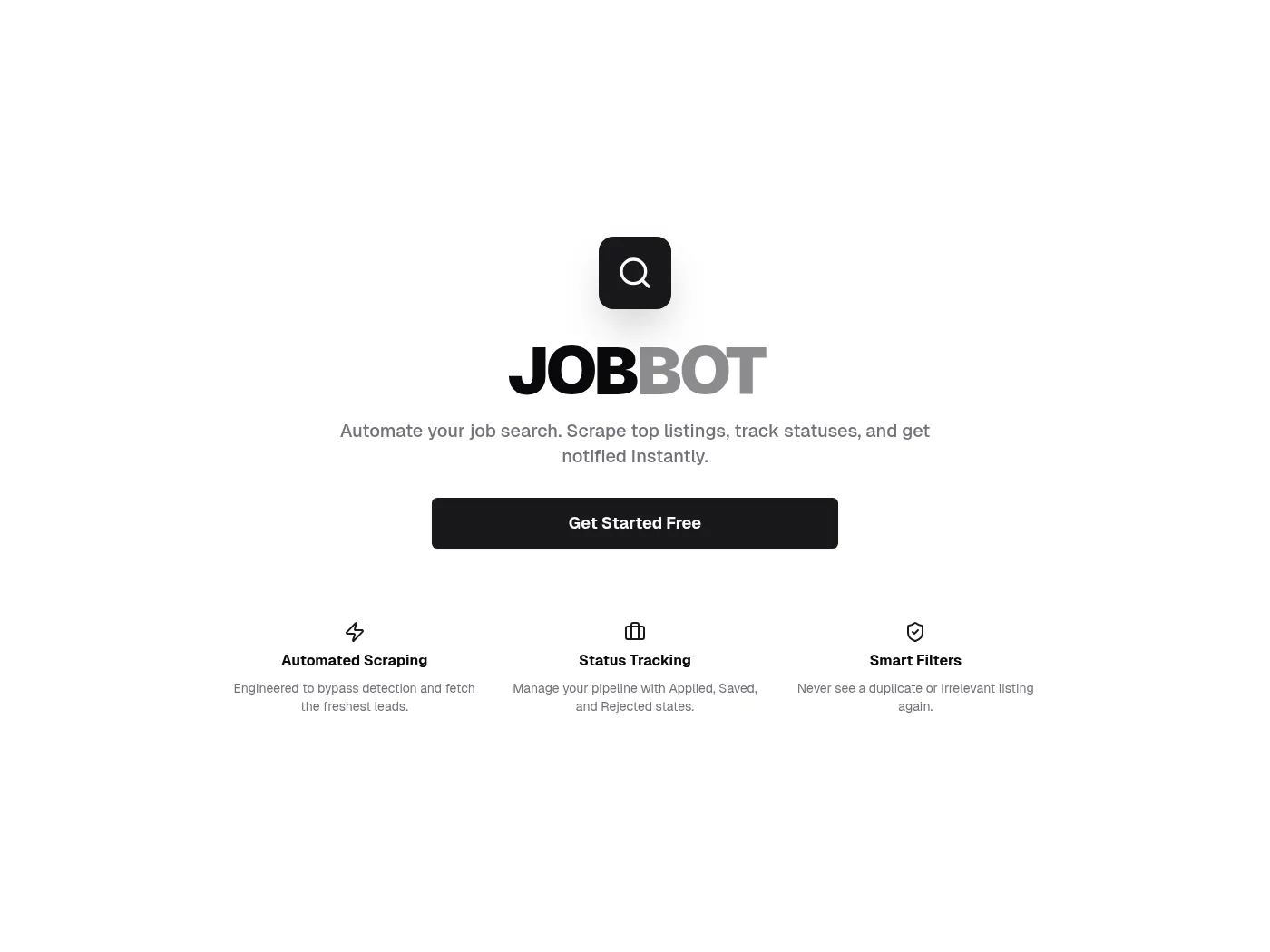JobFinder Bot Dashboard
