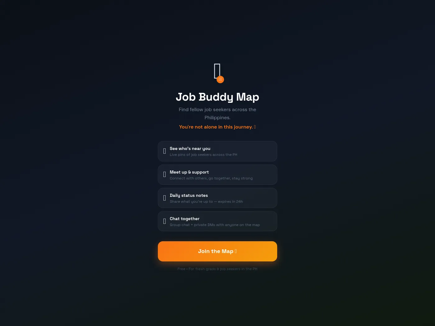 Job Buddy Map