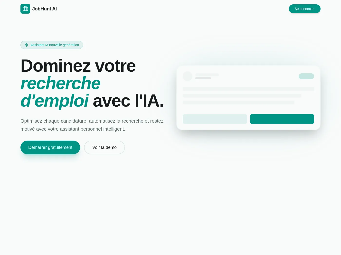 Smart Job Hunt Assistant