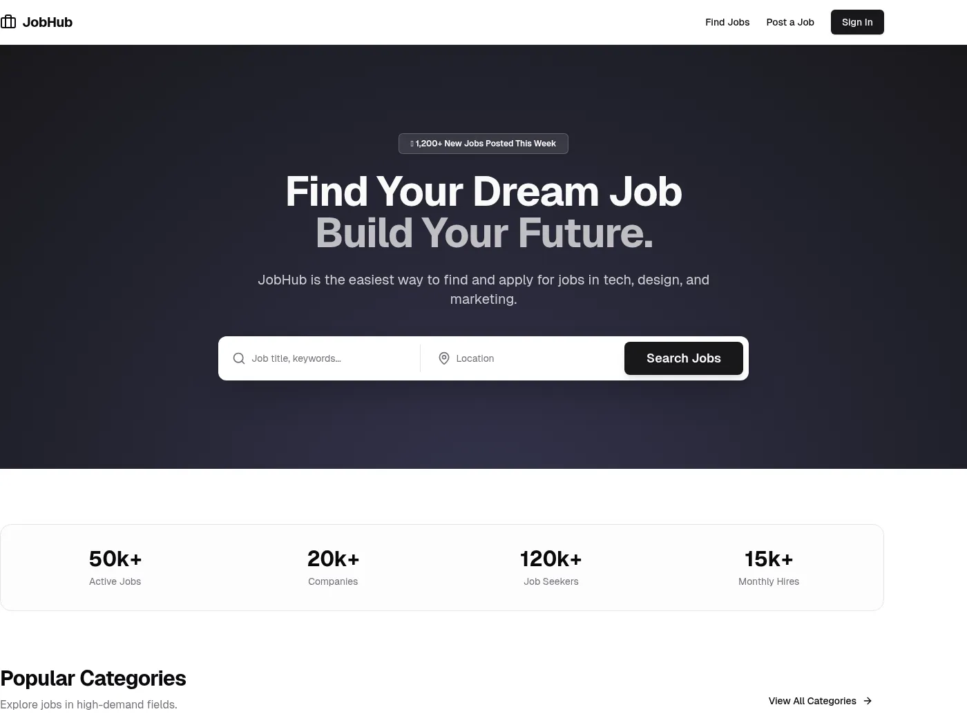 JobHub Portal