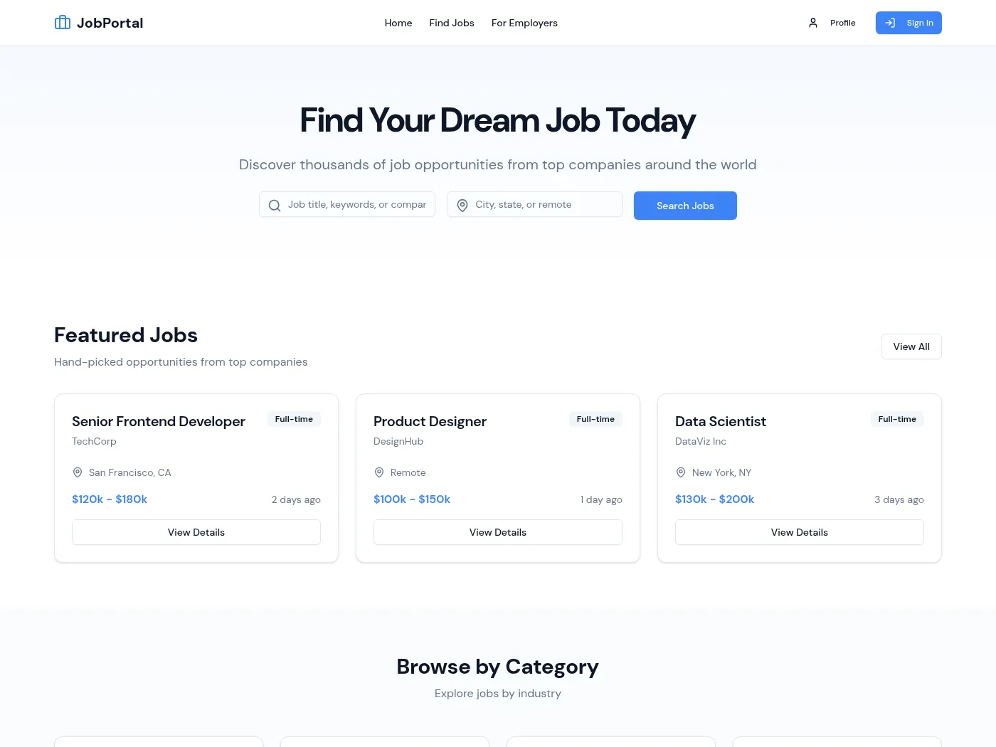 Job Portal Frontend