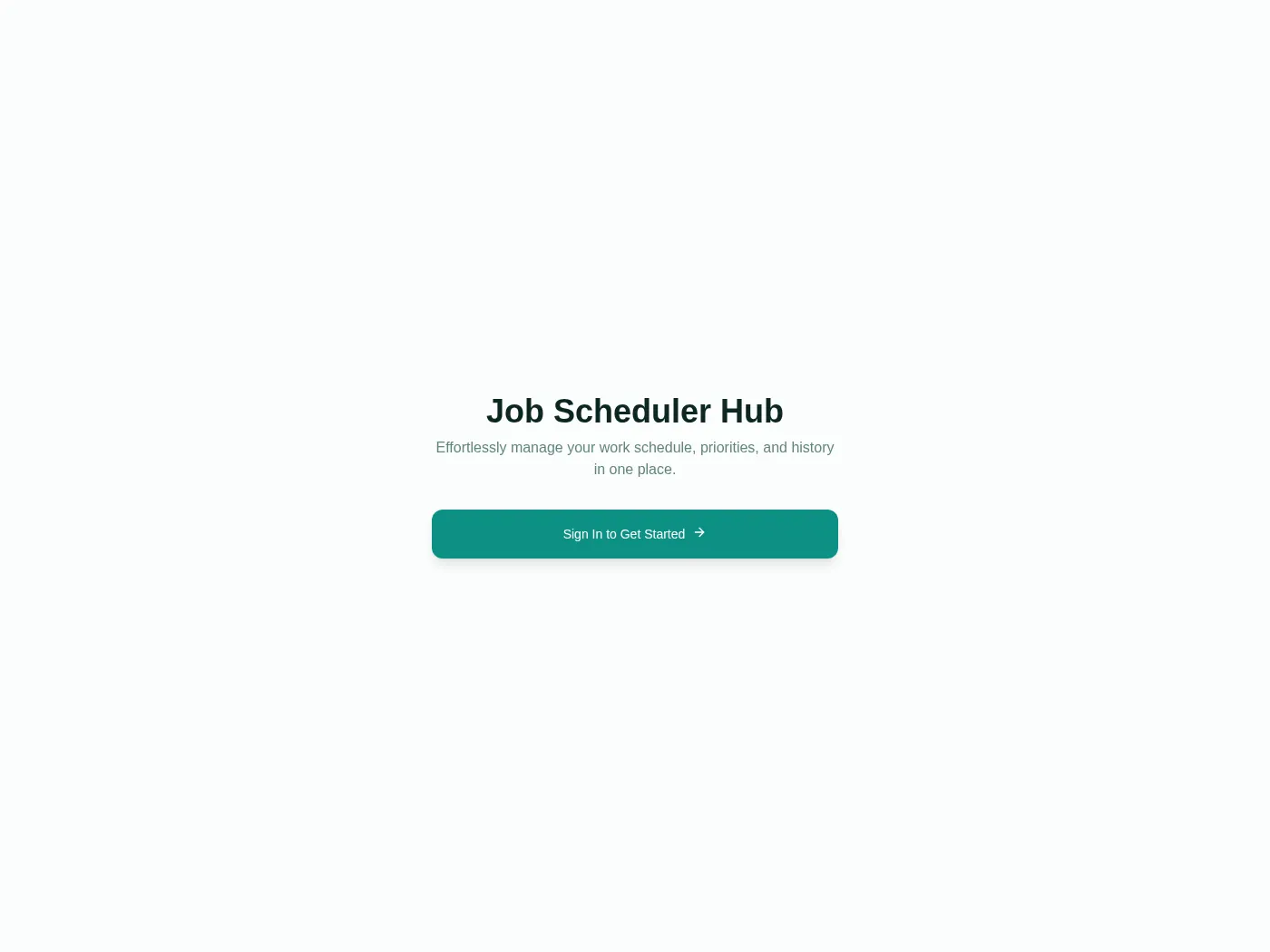 Job Scheduler Hub