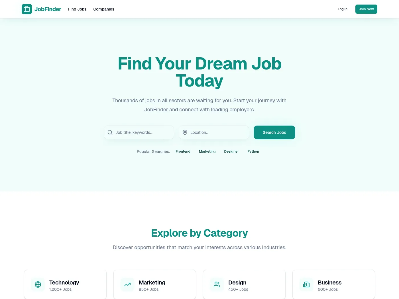 JobFinder Platform