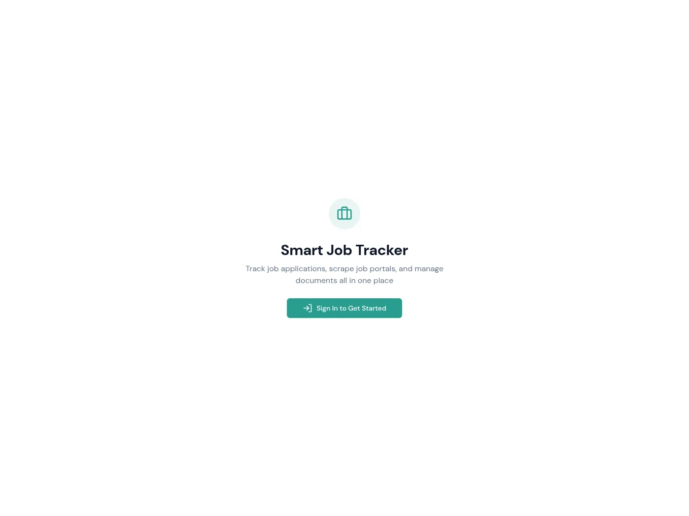 Smart Job Tracker