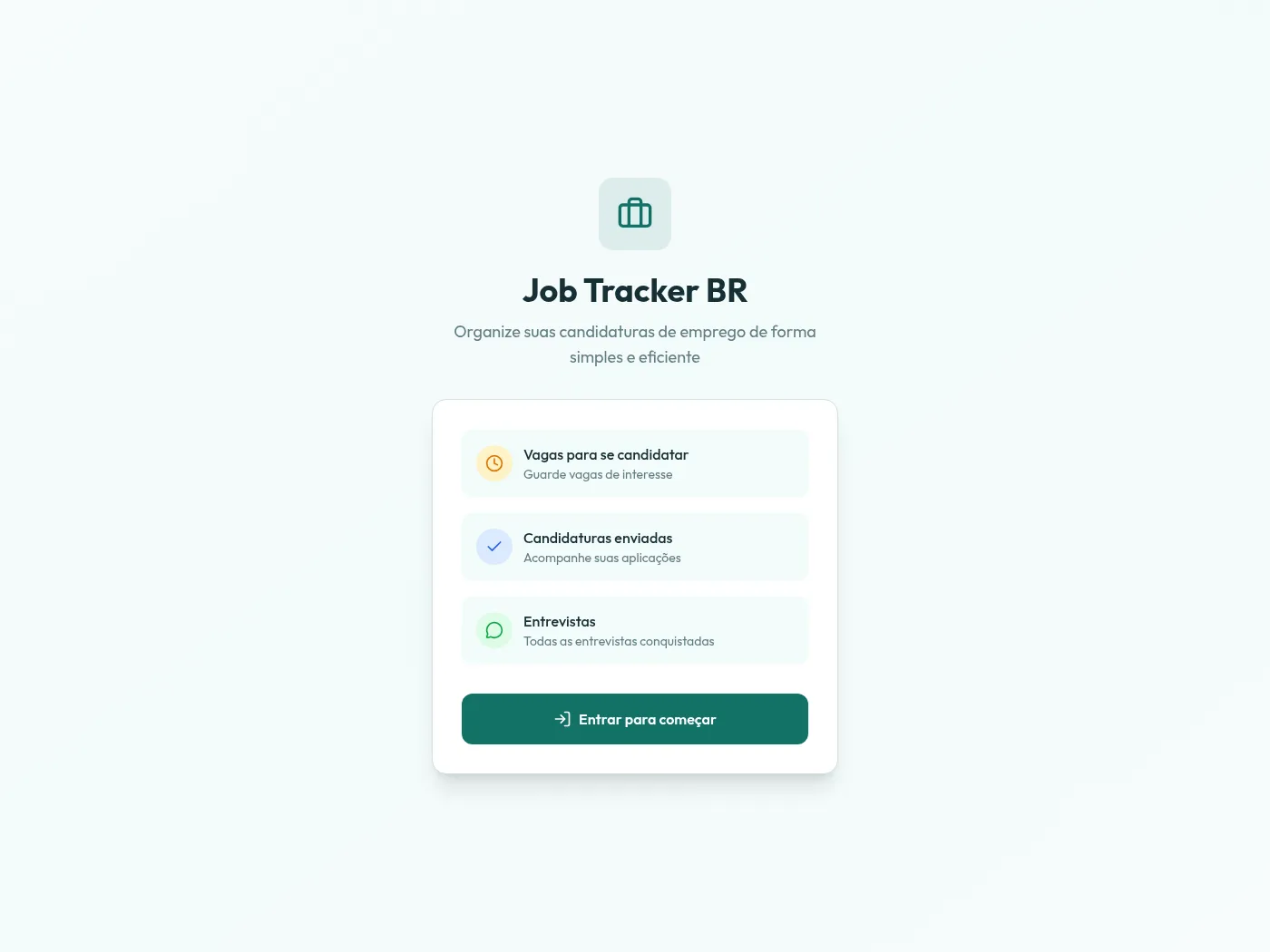 Job Tracker BR