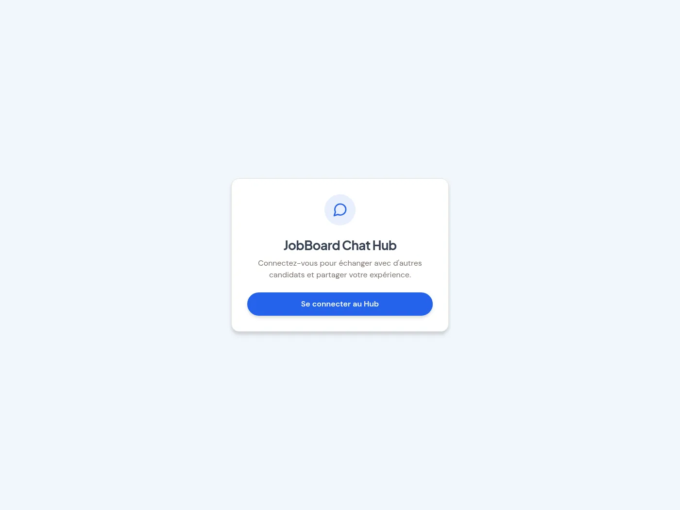 JobBoard Chat Hub