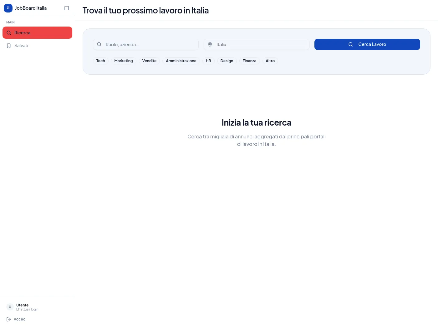 JobBoard Italia