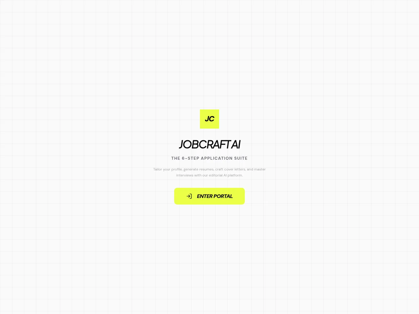Jobcraft AI Portal