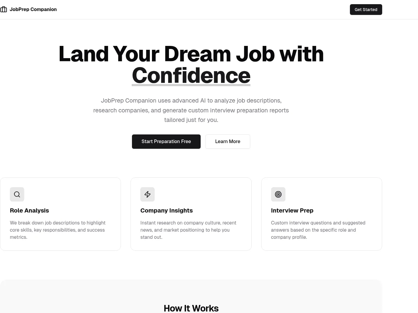 JobPrep Companion