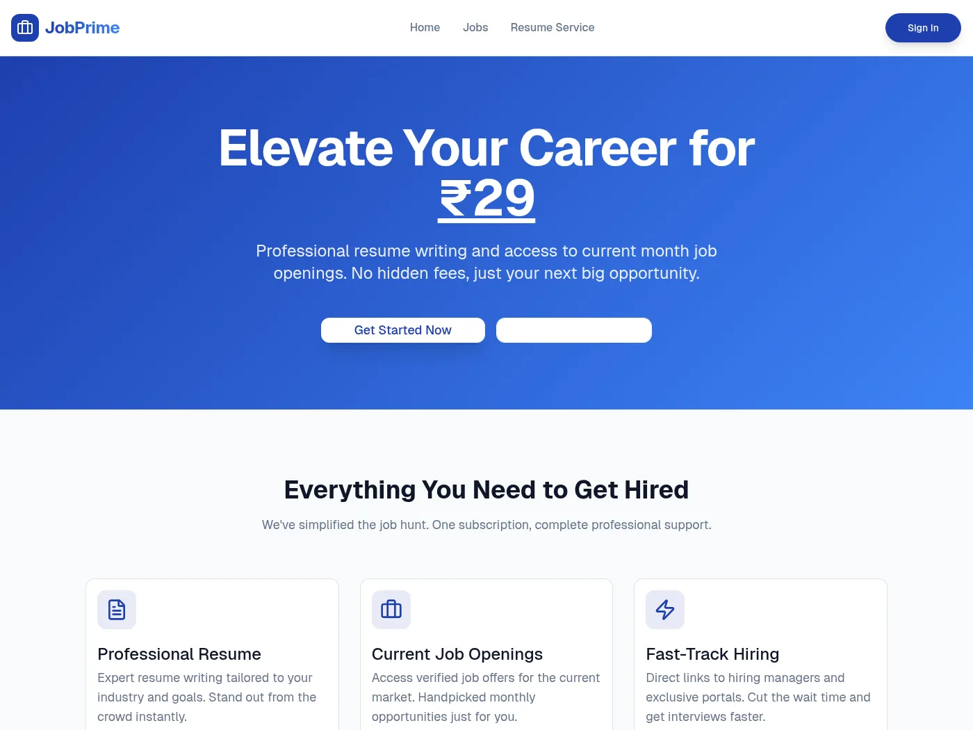 JobPrime Portal