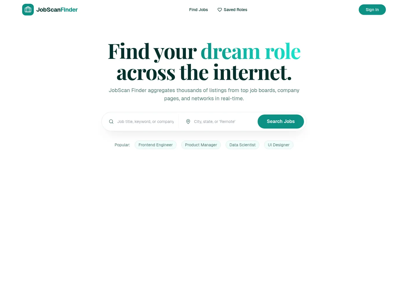 JobScan Finder