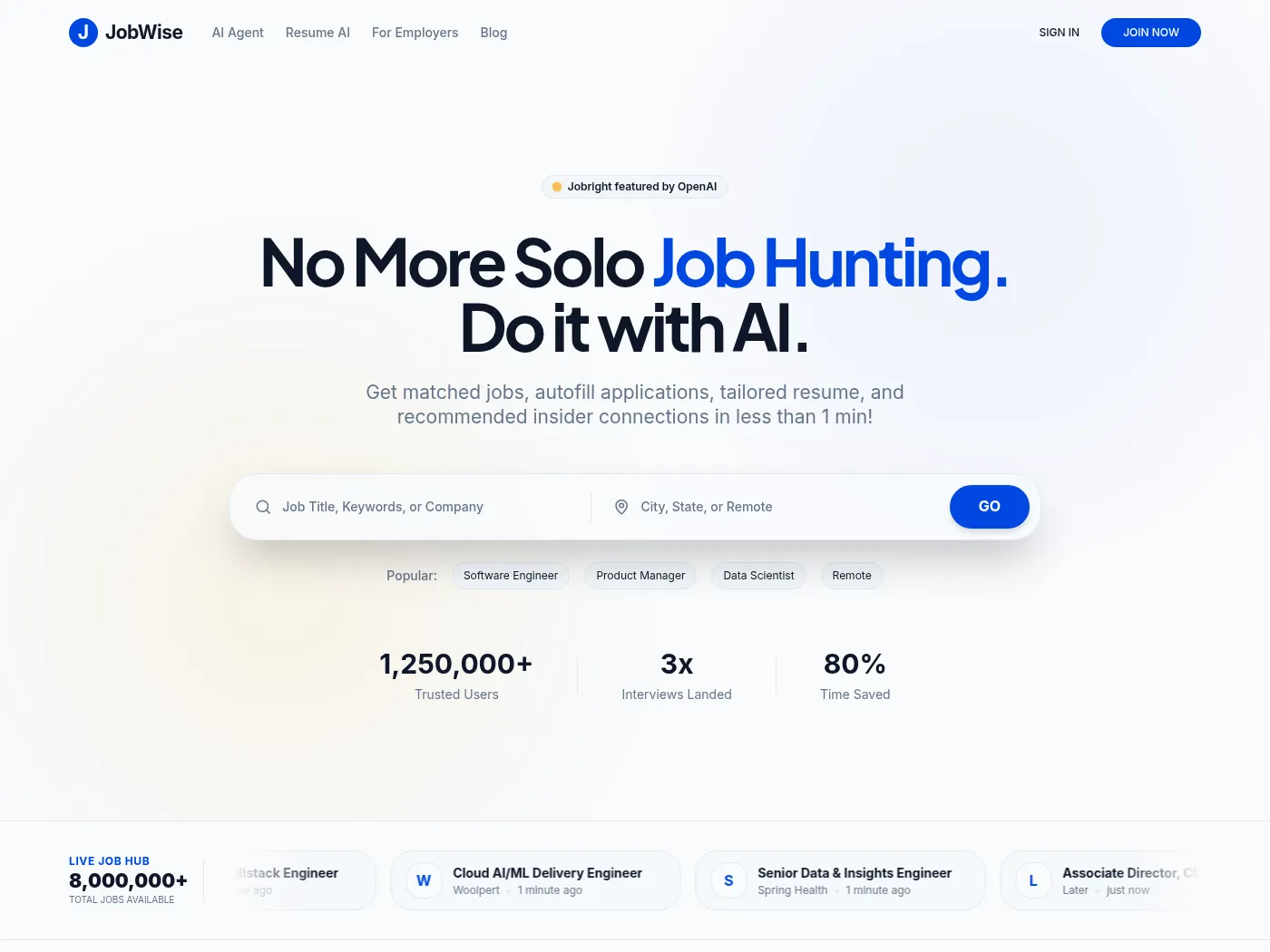 JobWise AI Portal