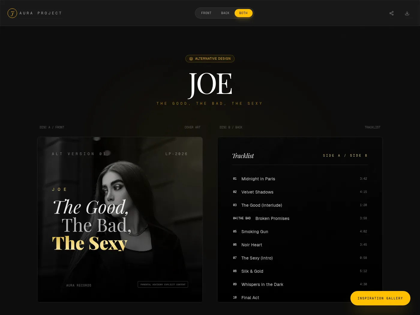 Joe Alt Album Cover