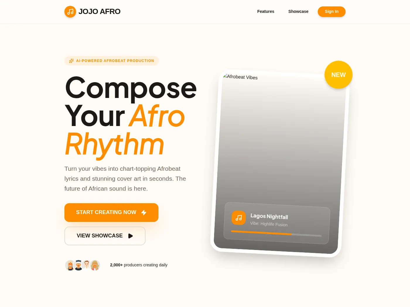 Jojo Afro Musik Generator
