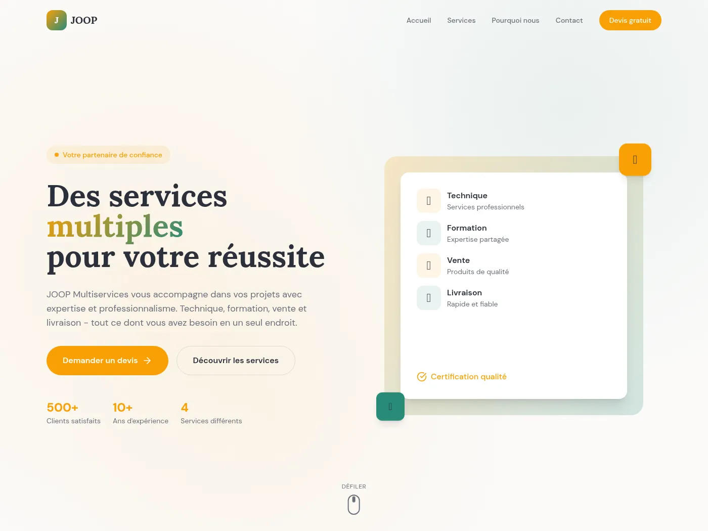 JOOP Multiservices Hub