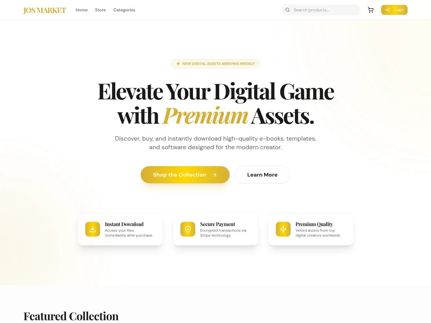 JOS MARKET Digital Store