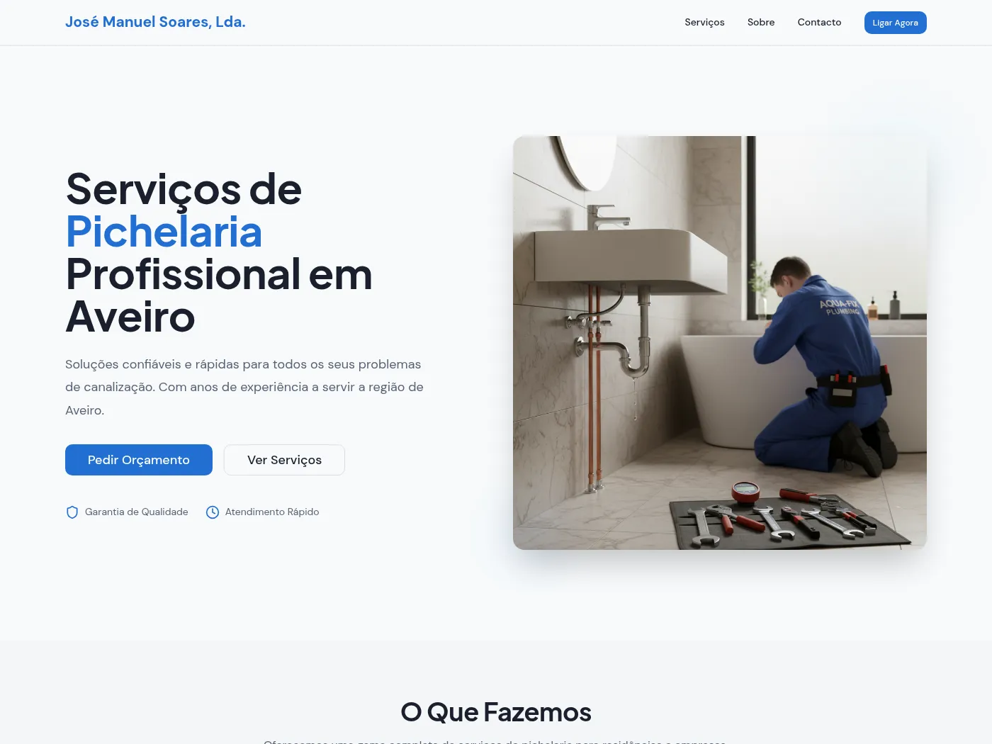 José Soares Plumbing Site