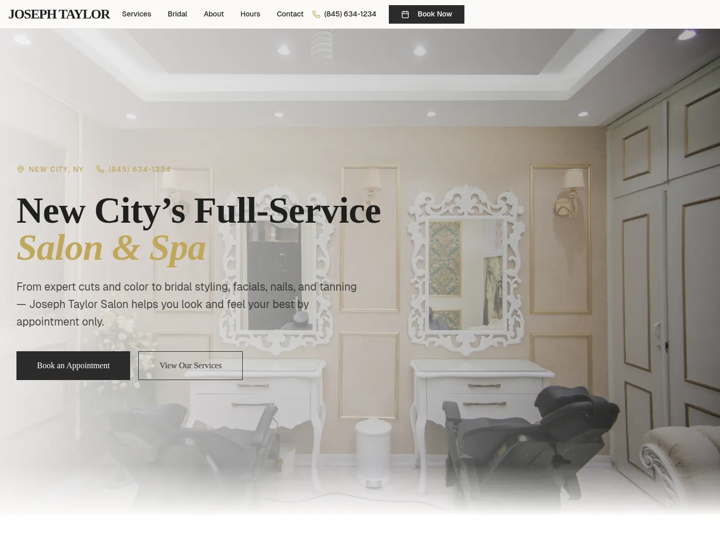 Joseph Taylor Salon Site