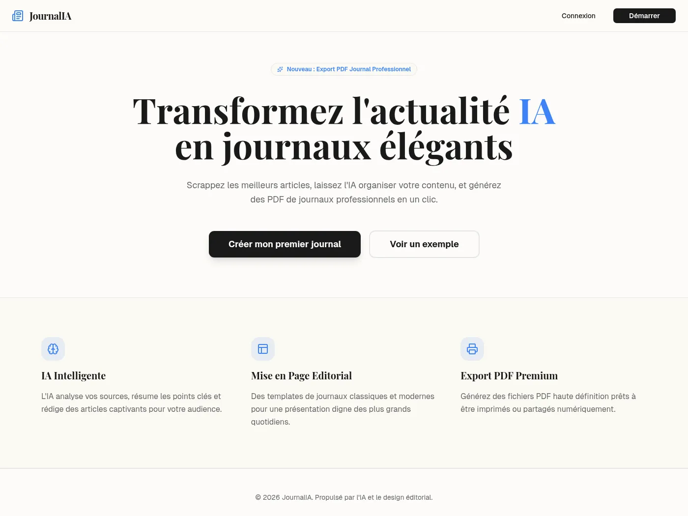 JournalIA PDF Generator