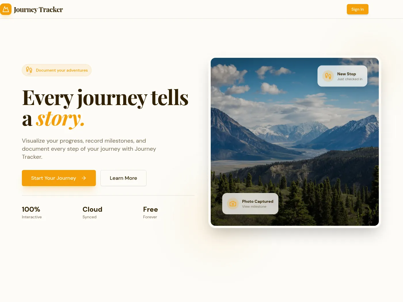 Journey Tracker