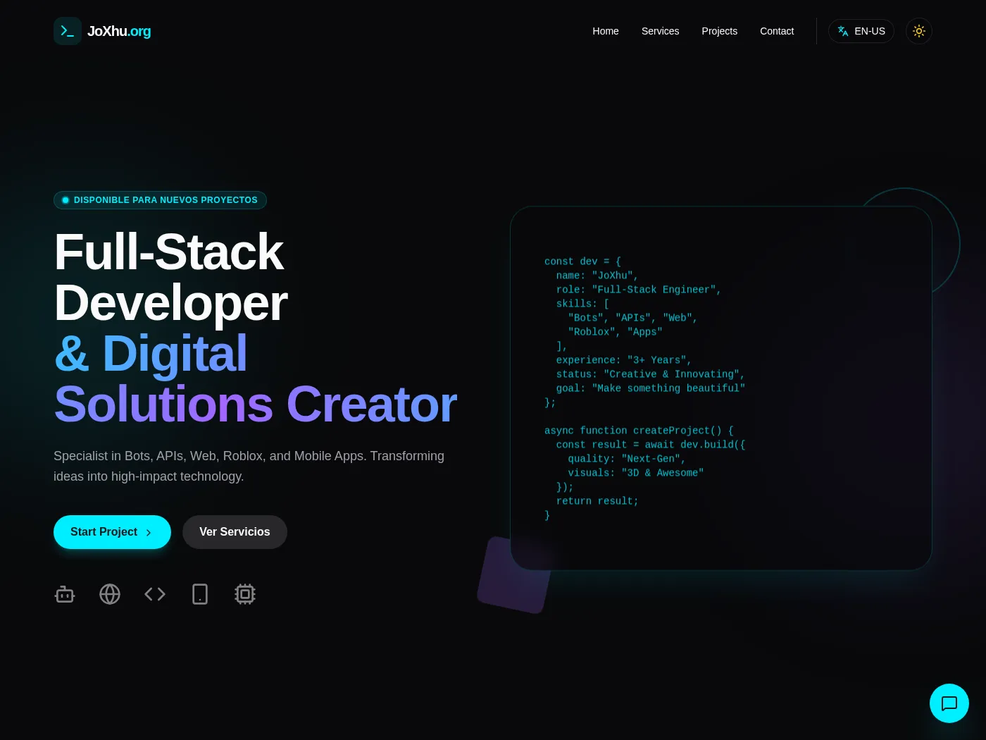 JoXhu Dev Portfolio