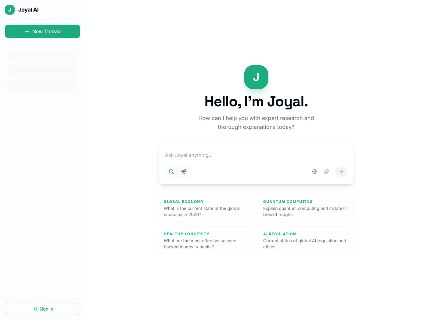 Joyal AI Q&A Assistant