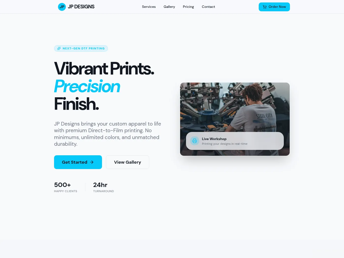 JP Designs Print Site