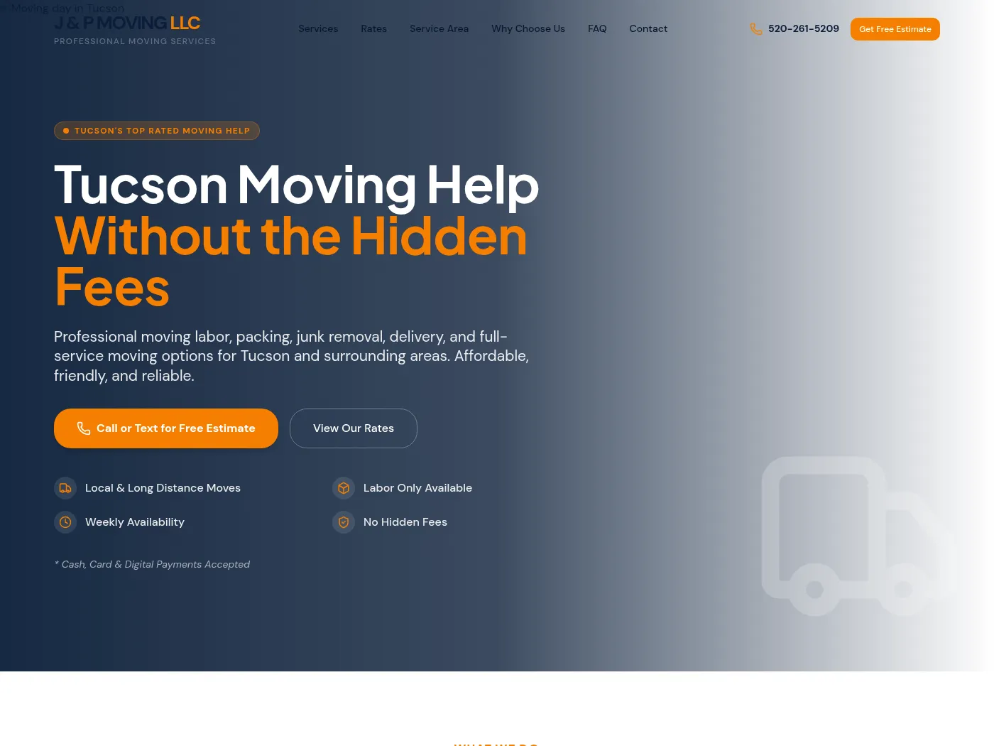 J & P Moving Site