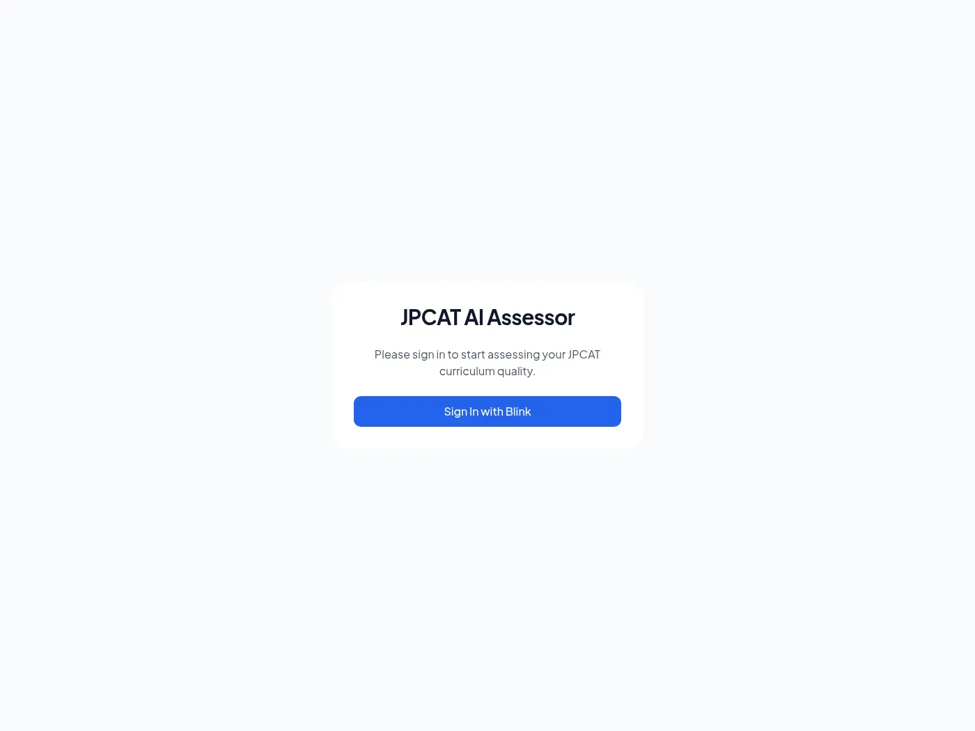 JPCAT AI Assessor