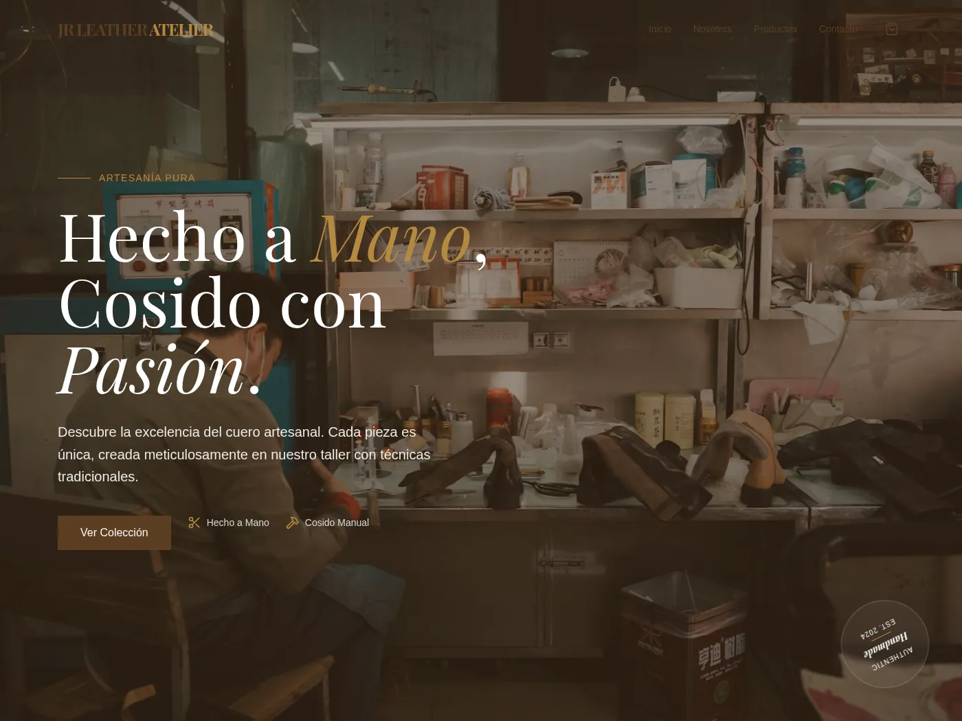 JR Leather Atelier Site