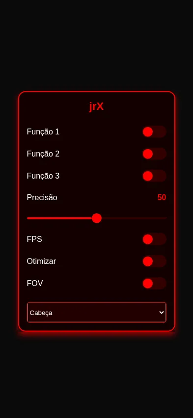 jrX Control Panel