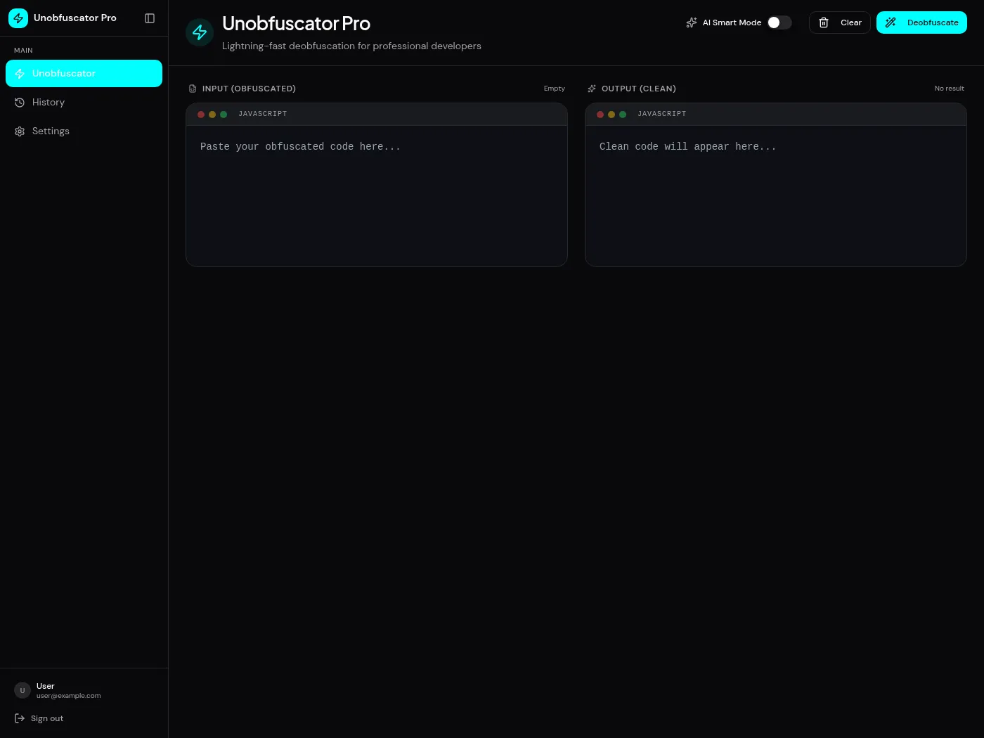 JS Unobfuscator Pro