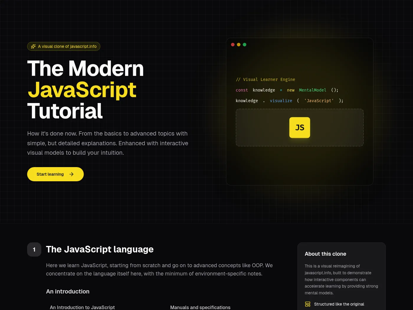 JS Visual Learner
