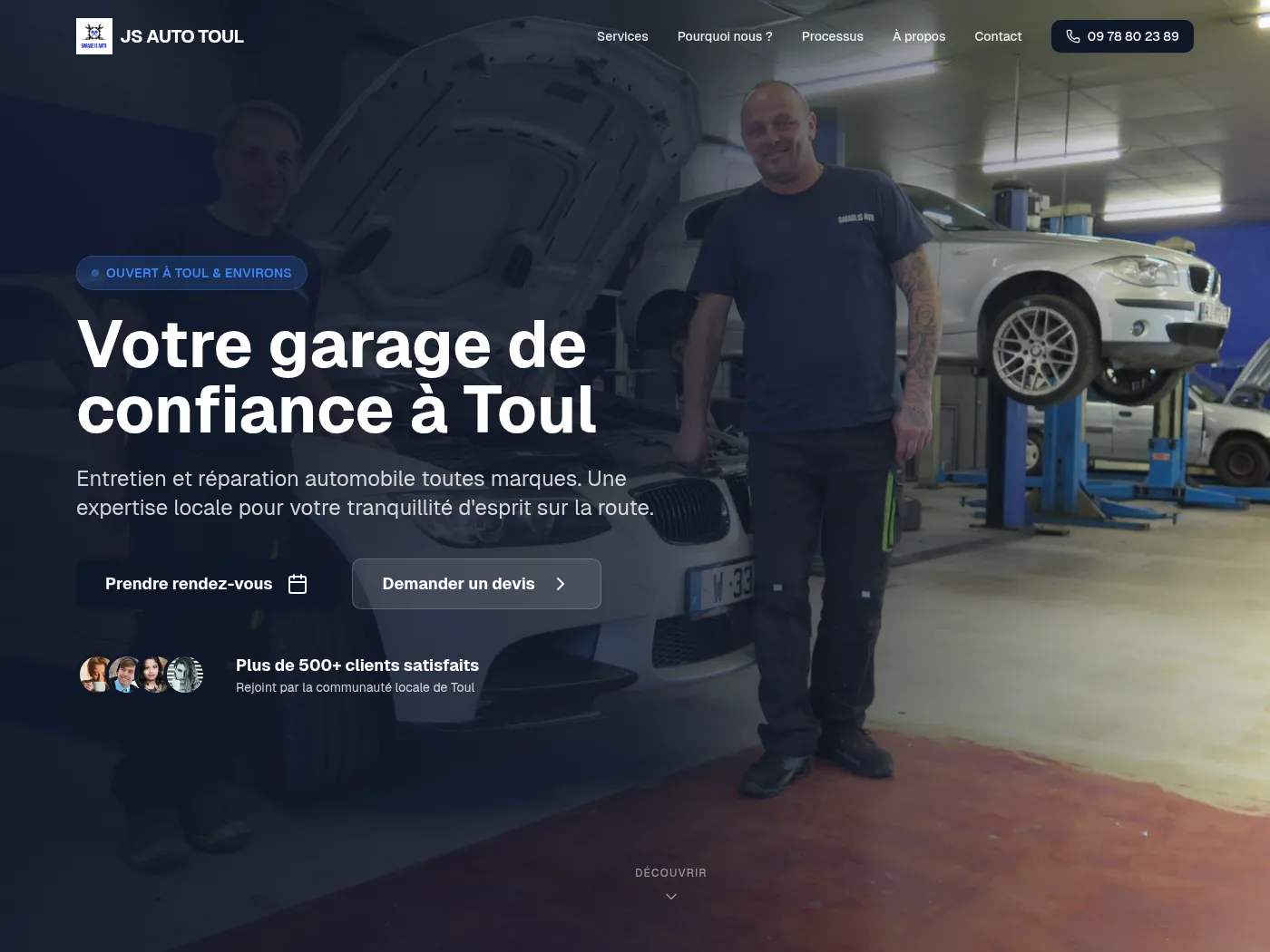JS Auto Toul Landing