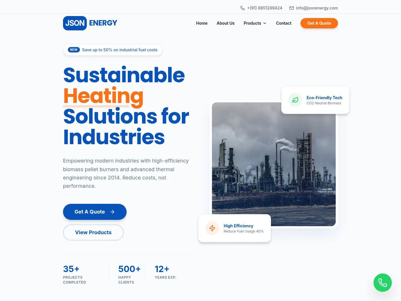 JSON Energy Web Revamp