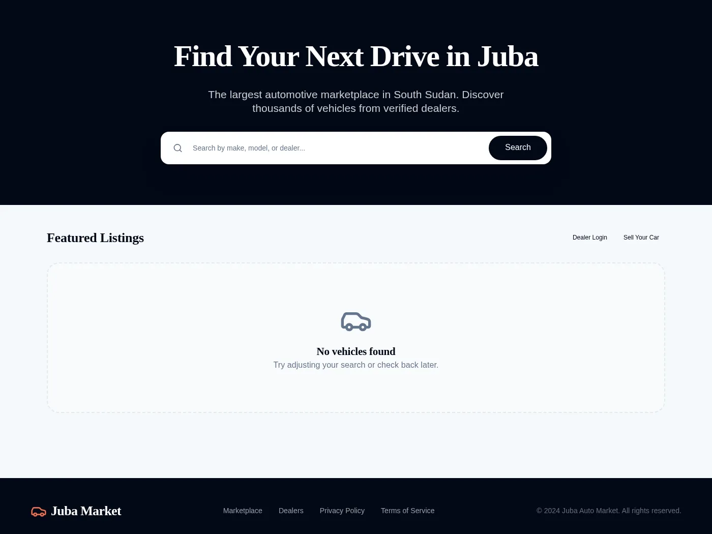 Juba Auto Market