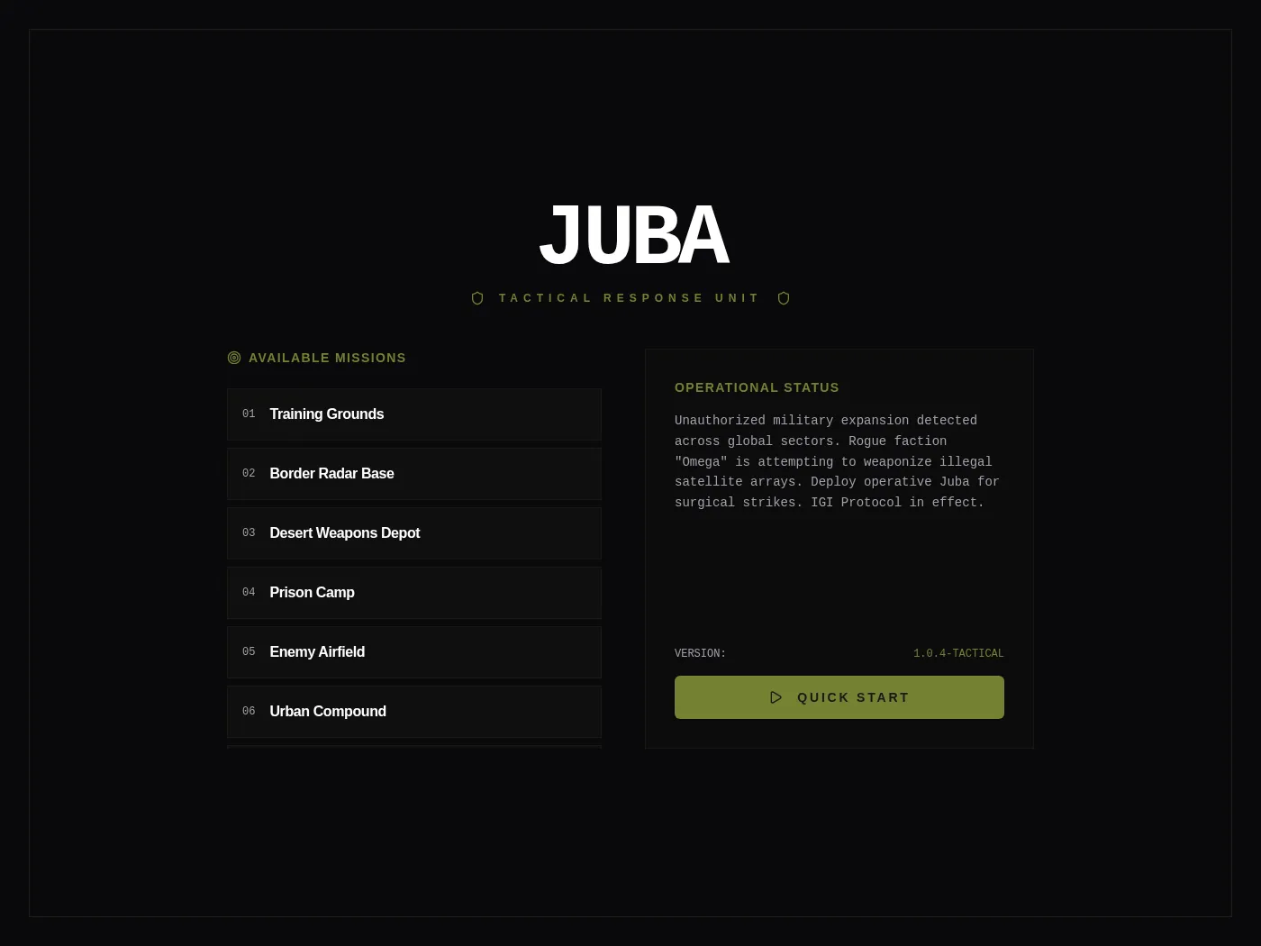 JUBA Tactical FPS