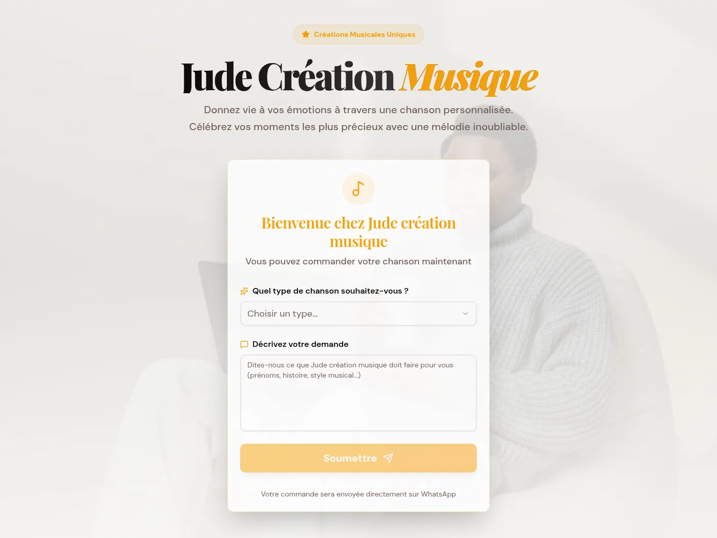 Jude Song Request Form