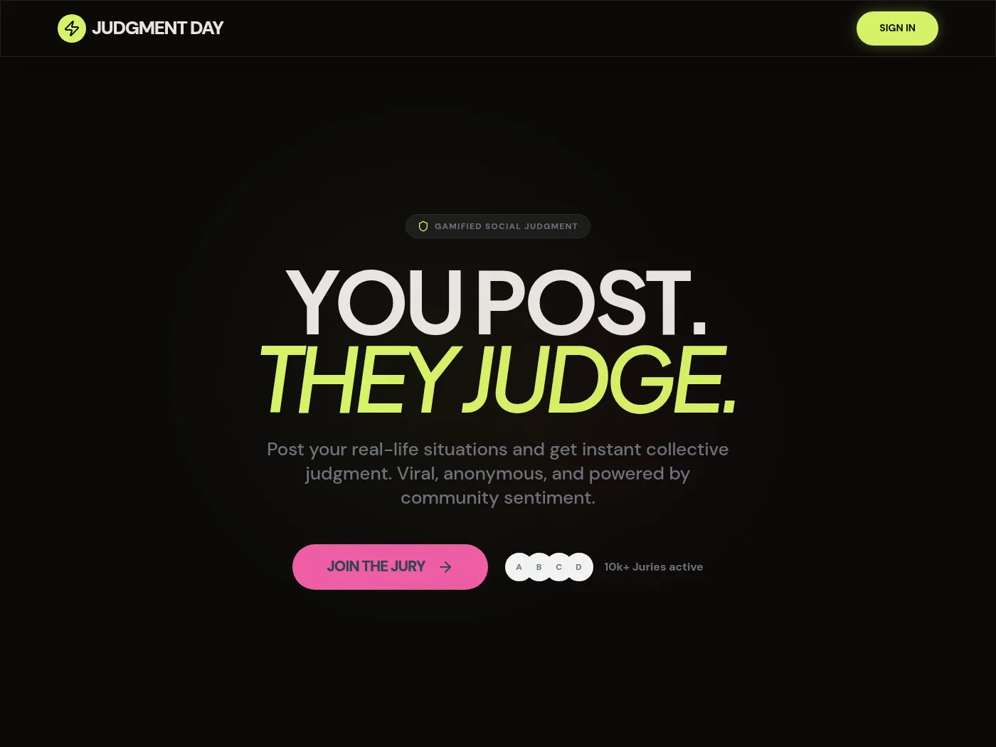 Judgment Day Social