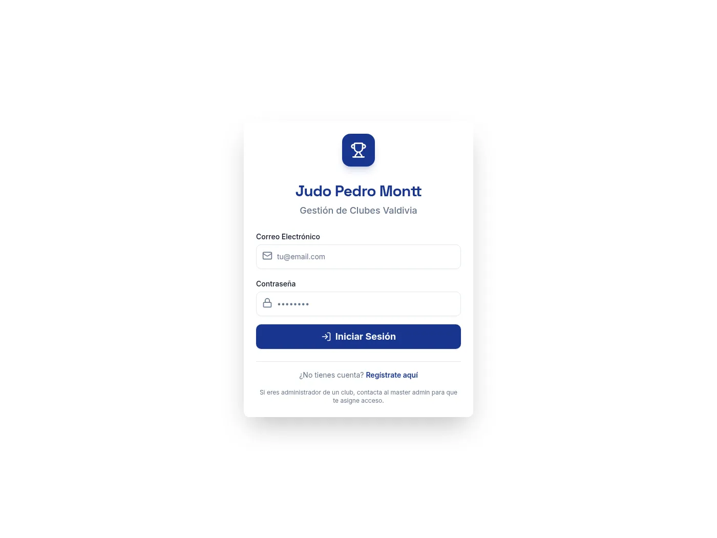 Judo Club Manager