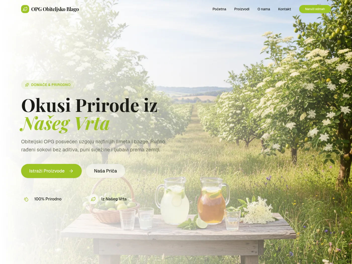 Lime & Elderflower Juice Web