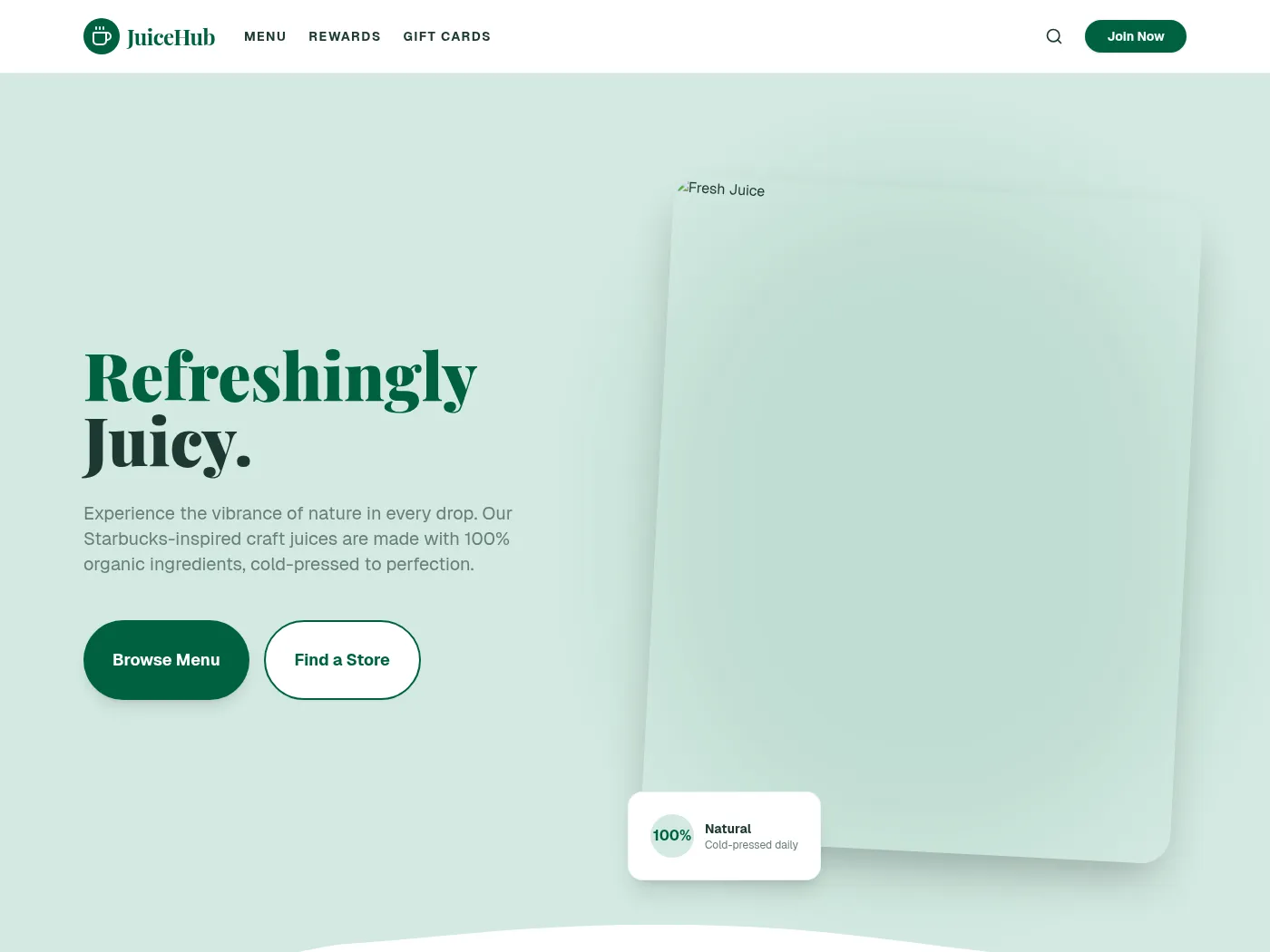 JuiceHub Web Experience