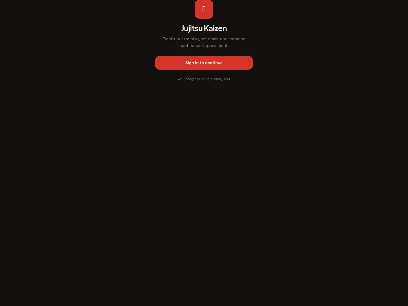 Jujitsu Kaizen Tracker