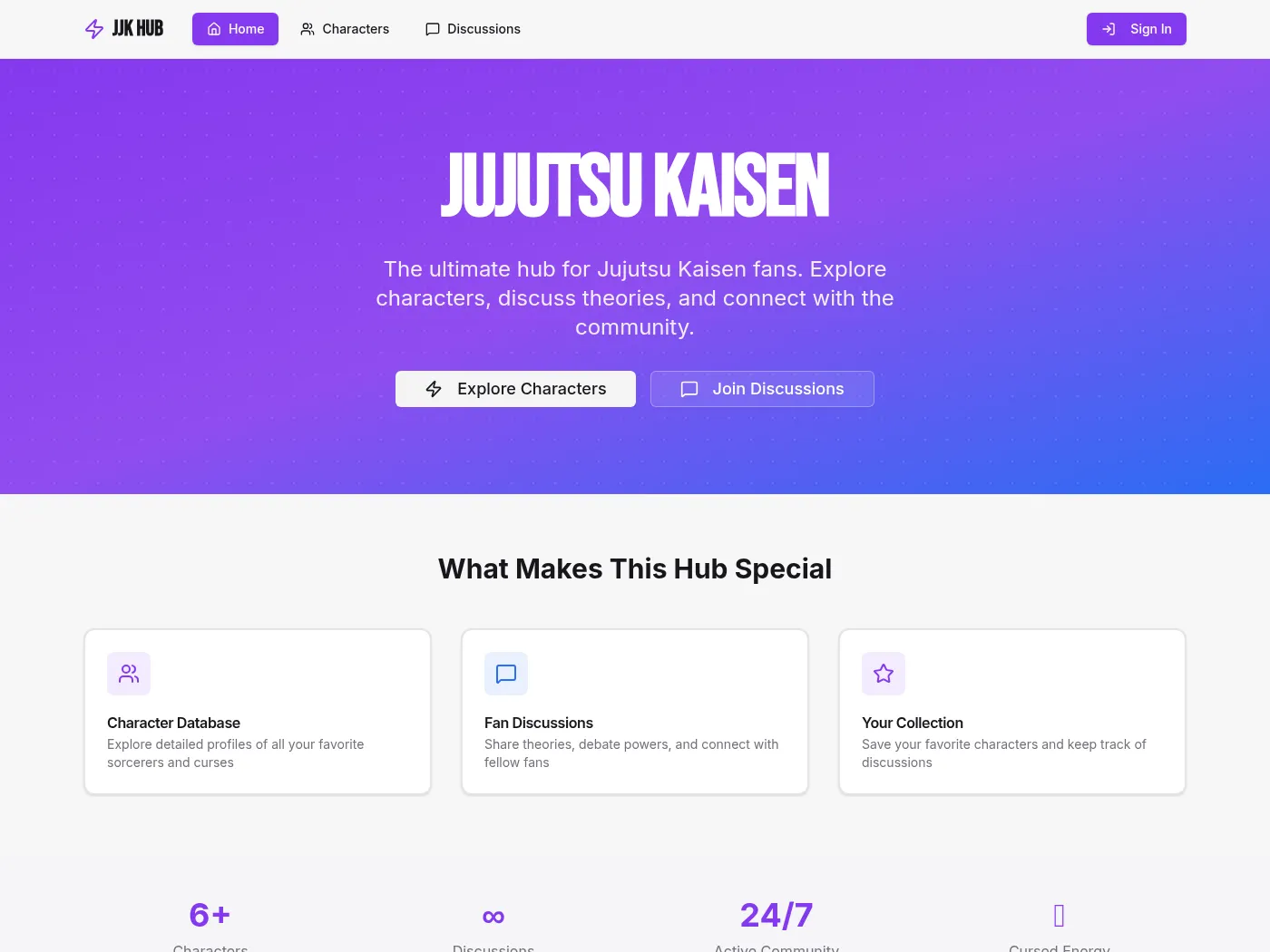 Jujutsu Kaisen Fan Hub