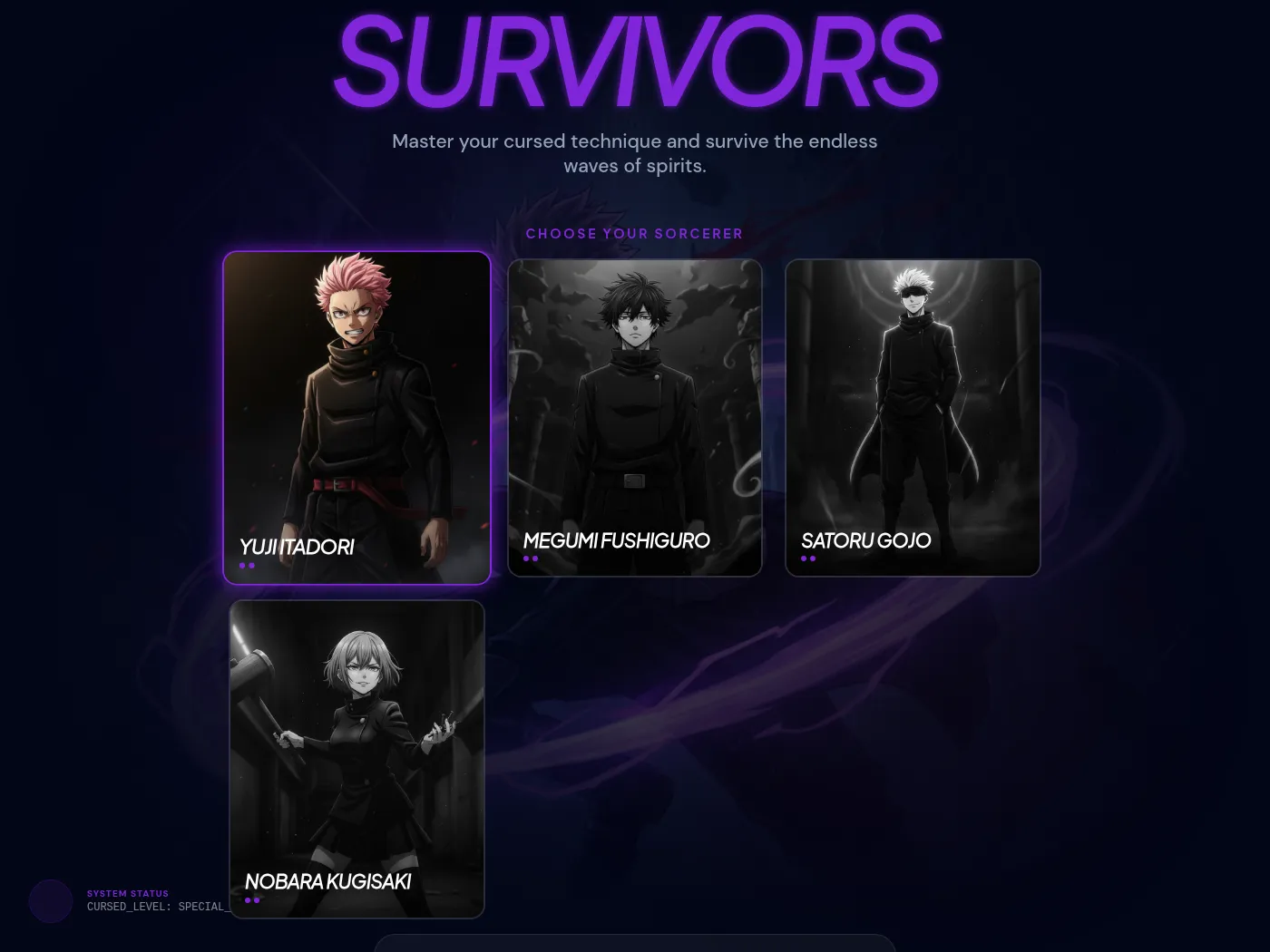 Jujutsu Kaisen Game