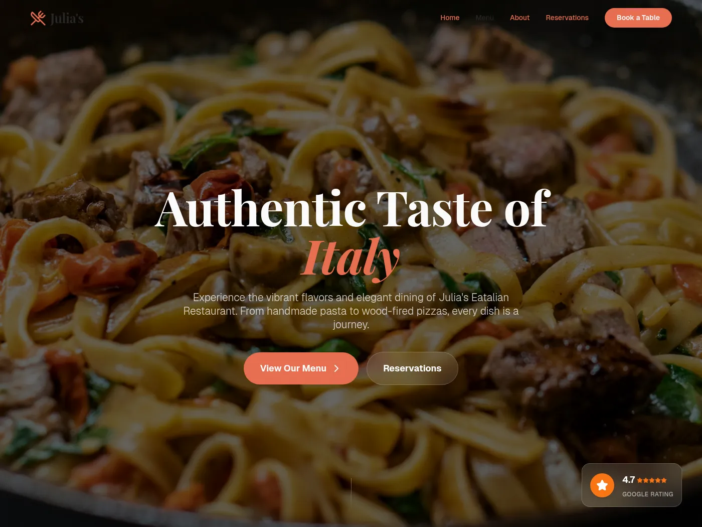 Julia's Eatalian Restaurant
